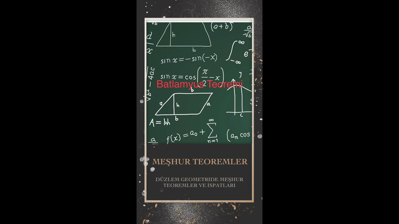 Geometride Meşhur Teoremler ve İspatları: Batlamyus Teoremi - YouTube