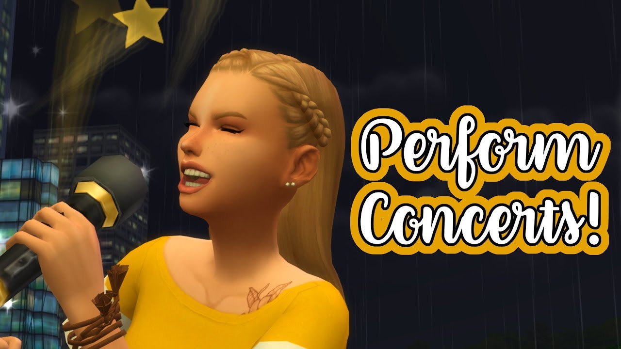 PERFORM CONCERTS! 🤩🎤 || MOD REVIEW ~ The Sims 4 - YouTube