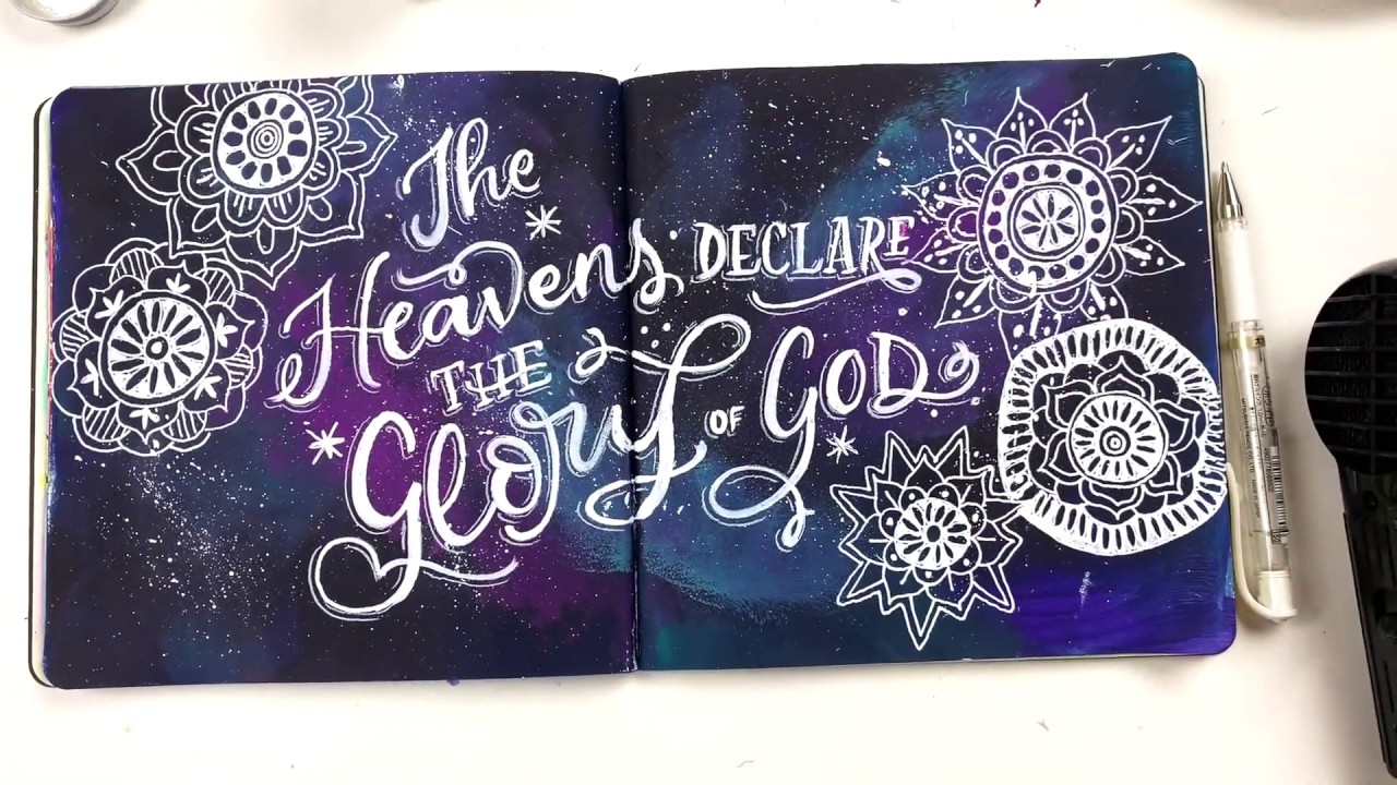Hand Lettering Sketchbook Art Journal Sample YouTube hand-lettering-sketchbook-art-journal-sample-youtube