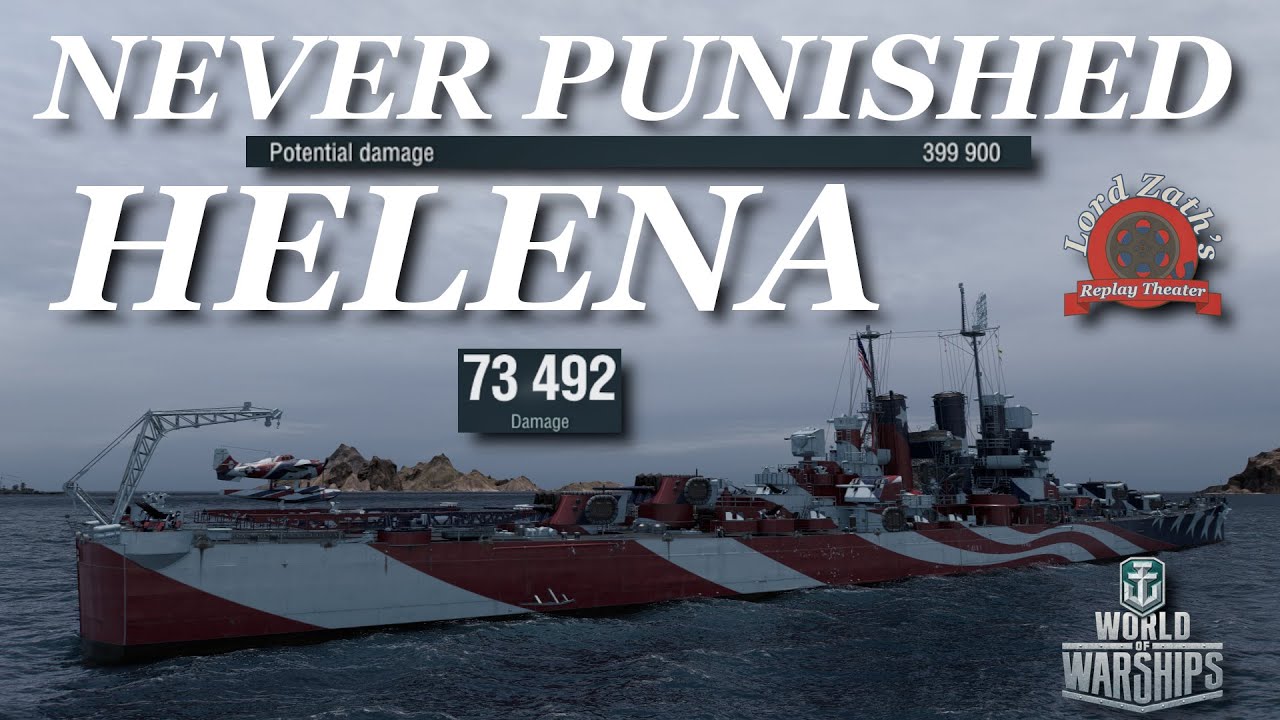 Never Punished! Helena Tier 7 Cruiser Outplays All | WoWs Replay 2025 ...