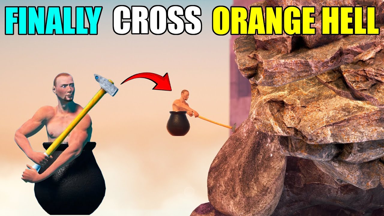 Finally I Crossed Orange Hell But This Happened😲 | Getting Over It ...