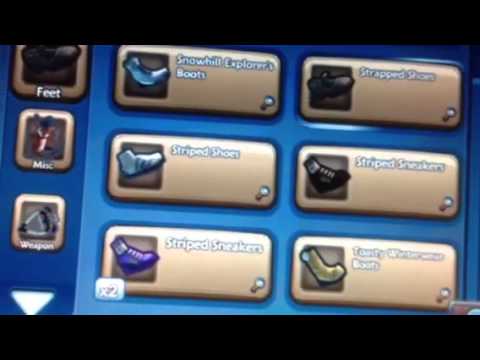 My clothes in free realms - YouTube