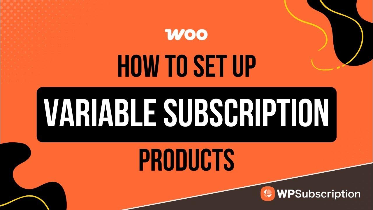 How to Set Up Variable Subscription Products - YouTube