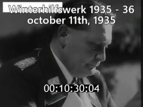 Hitler Speech Winterhilfswerk 1935 - 36