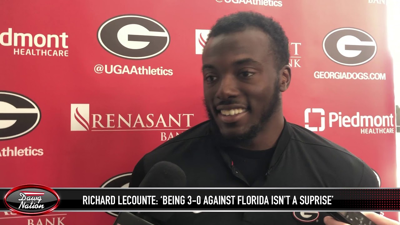 Richard LeCounte: "It isn't a surprise being 3-0 against Florida' - YouTube