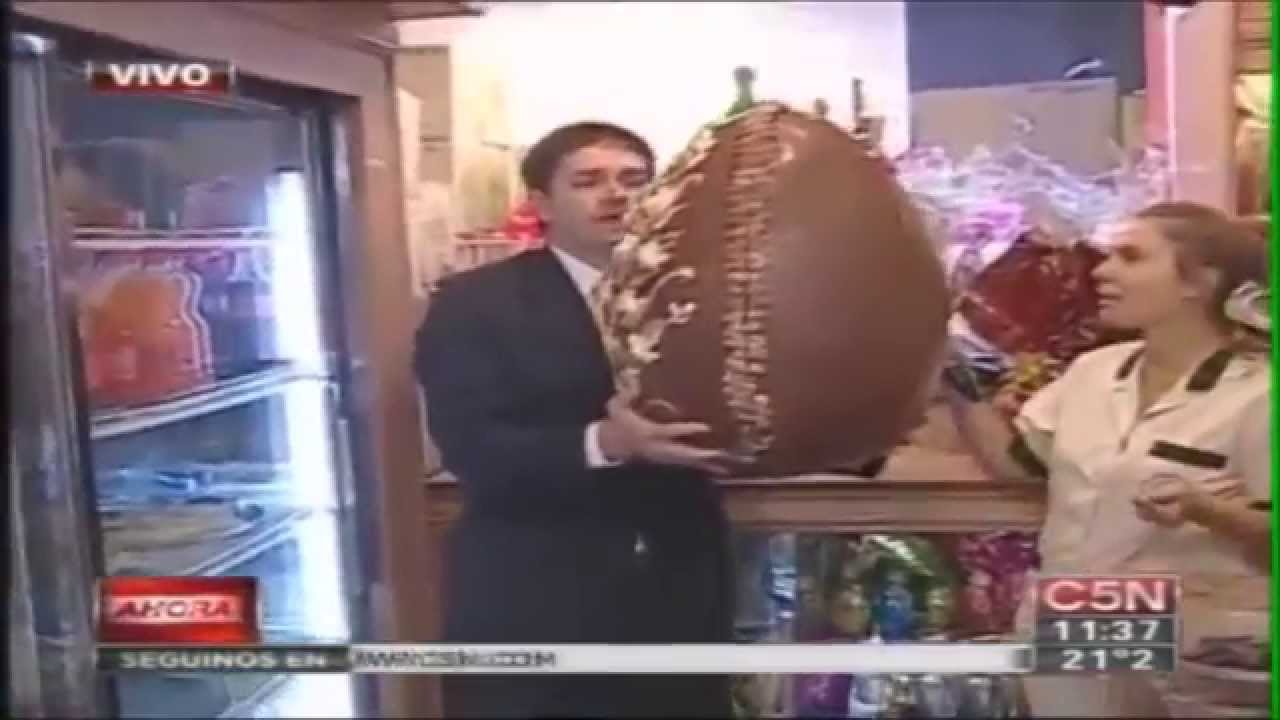 Epic Fail Dropping 12 kilos of chocolate easter egg - YouTube