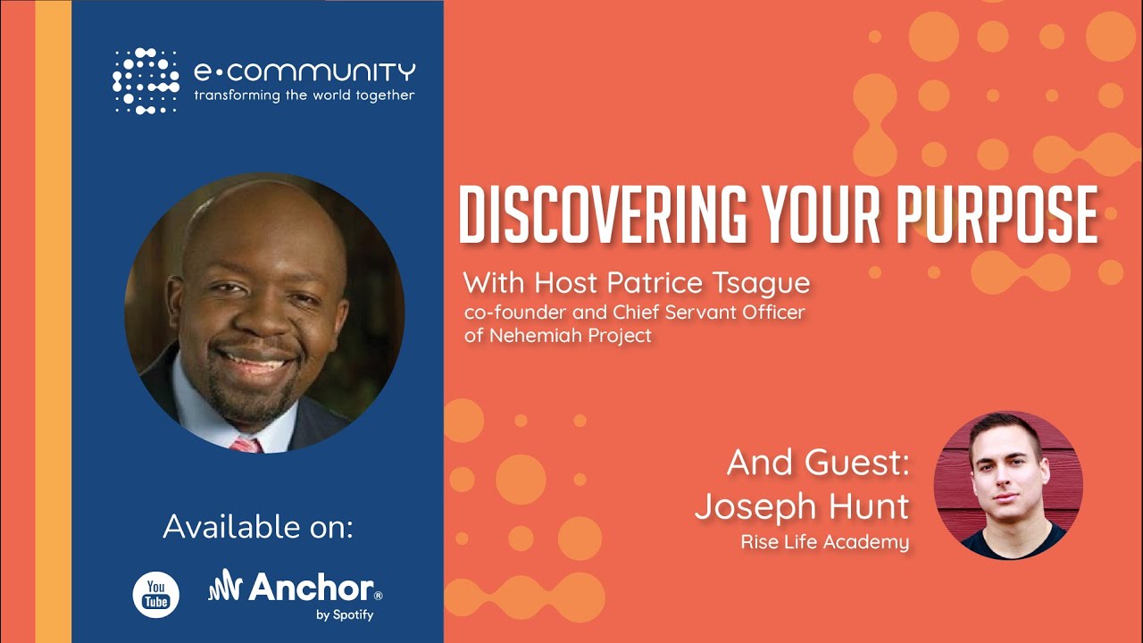 Discovering your purpose with Joseph Hunt - YouTube