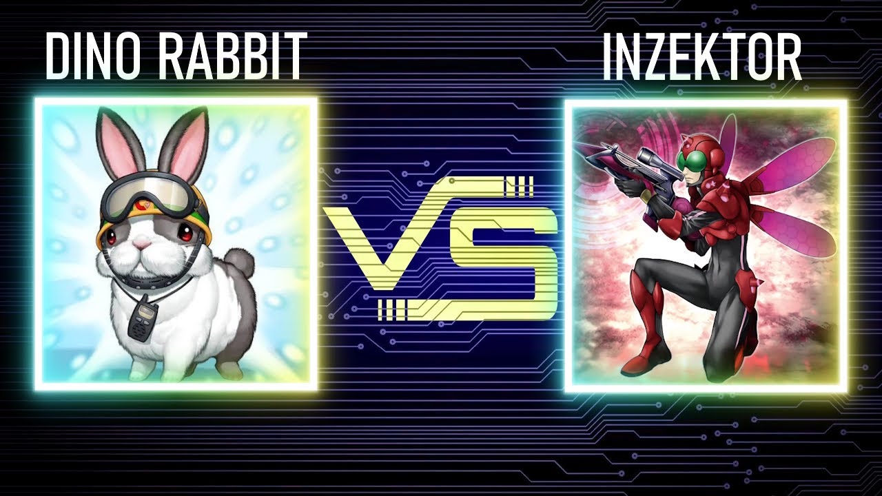 Dino Rabbit vs Inzektor | Dino rabbit Format | Dueling Book - YouTube