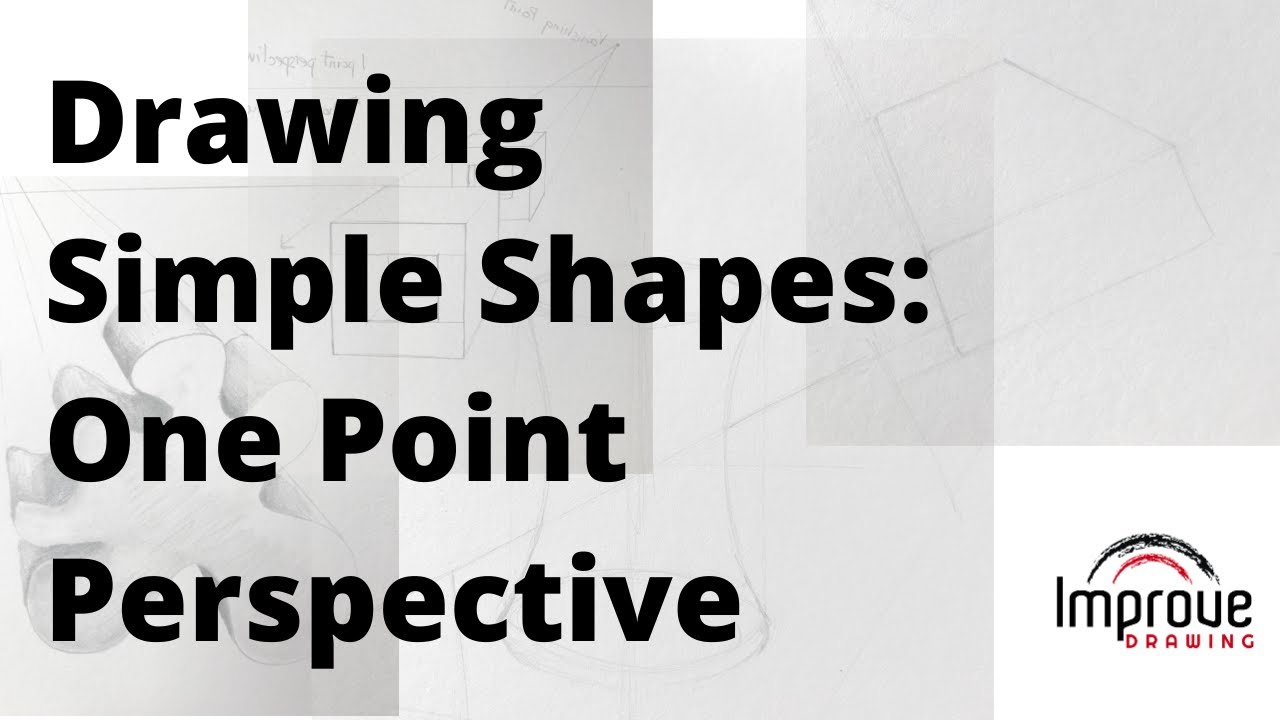 One Point Perspective: Drawing Shapes - YouTube