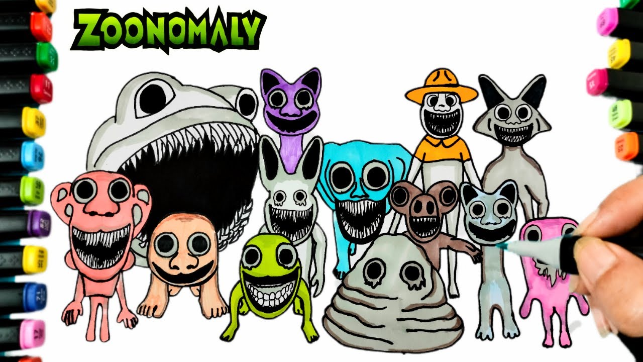Zoonomaly Simple Drawing / Simple Drawing Tutorial All boss characters ...