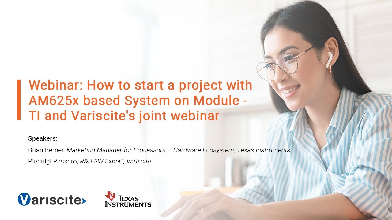 Webinar: How to start a project with AM625x based System on Module ...