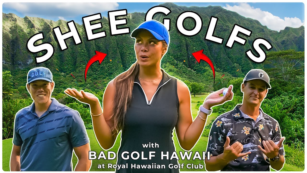 GOLF BATTLE IN HAWAII | KAT SHEE | BAD GOLF HAWAII - YouTube