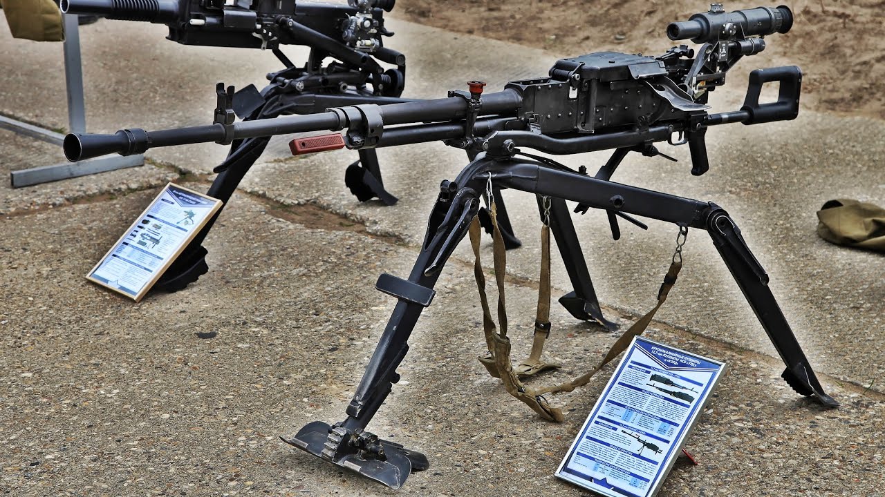 Russian Infantry With NSV Heavy Machine Gun - YouTube