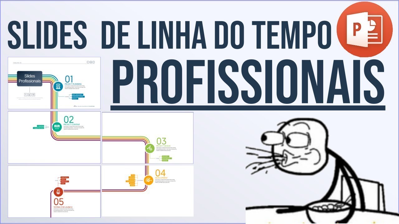 Slides Modelo Linha do Tempo em Powerpoint - Slides com Animação - YouTube