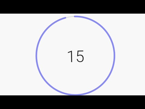 15 second countdown timer - ١٥ ثوانى عداد تنازلي - YouTube