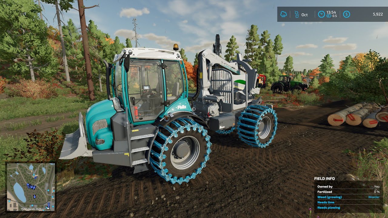 FS22 Platinum DLC PFANZELT FELIX Skidder - YouTube