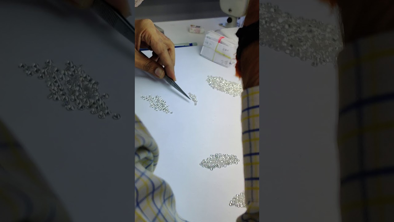 Easiest way to count several diamonds manually - YouTube