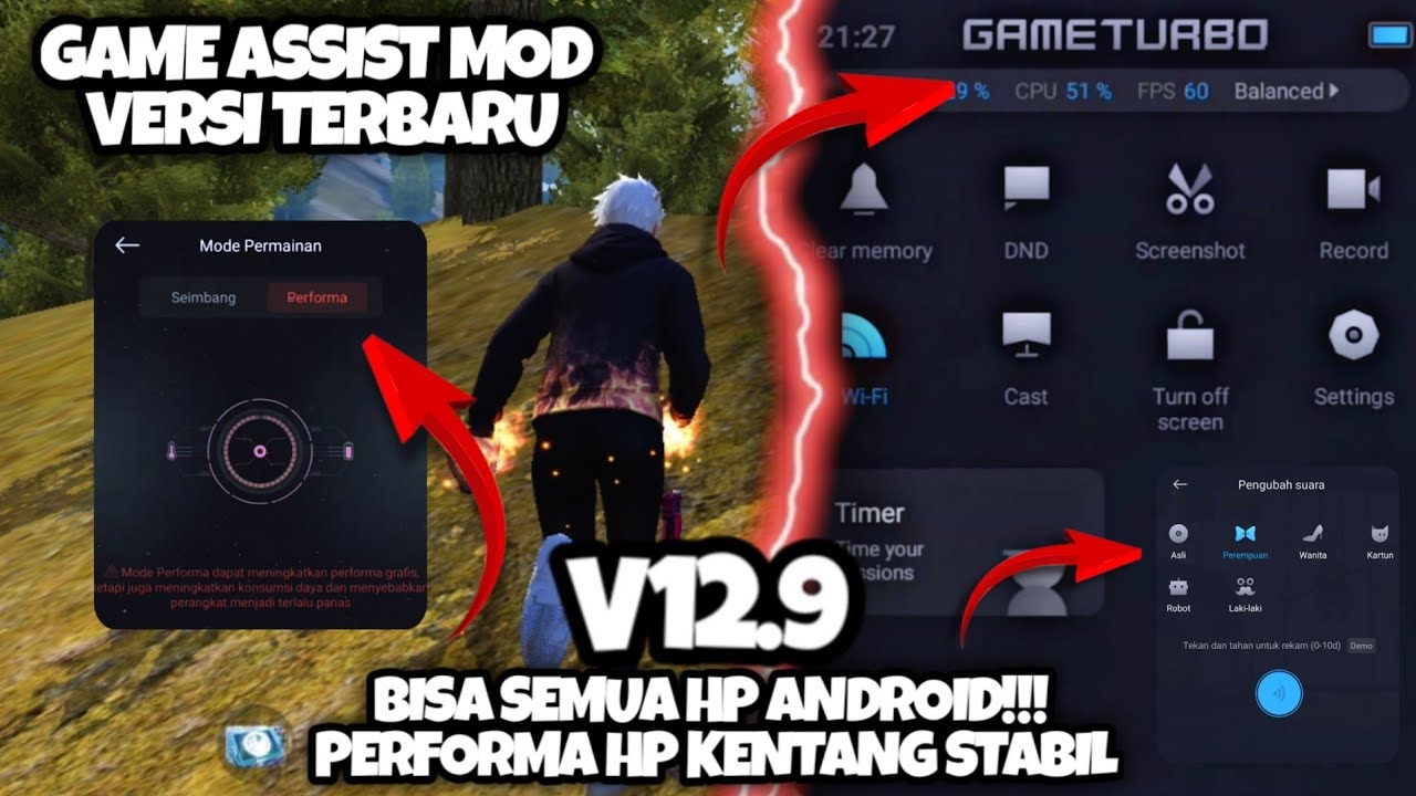 GAME TURBO ASSIST MOD V12.9 ALL DEVICE‼️GAME TURBO TERBAIK UNTUK SEMUA ...