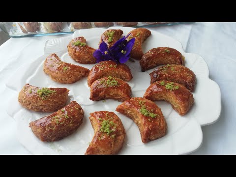 AY TATLISI BAYRAMA ÖZEL ÇOK AZ MALZEME İLE YAPILAN  TATLI
