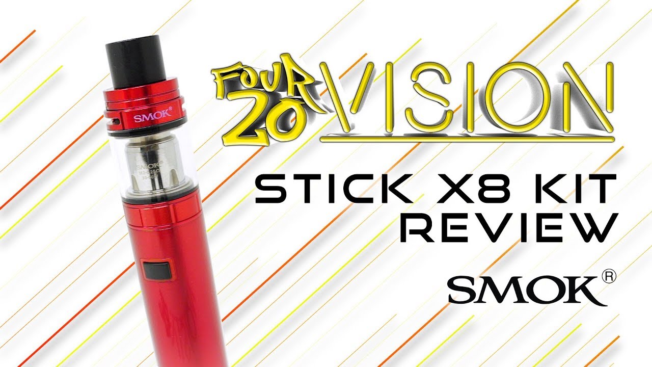 Smok Stick X8 Kit Review - Four20Vision - YouTube