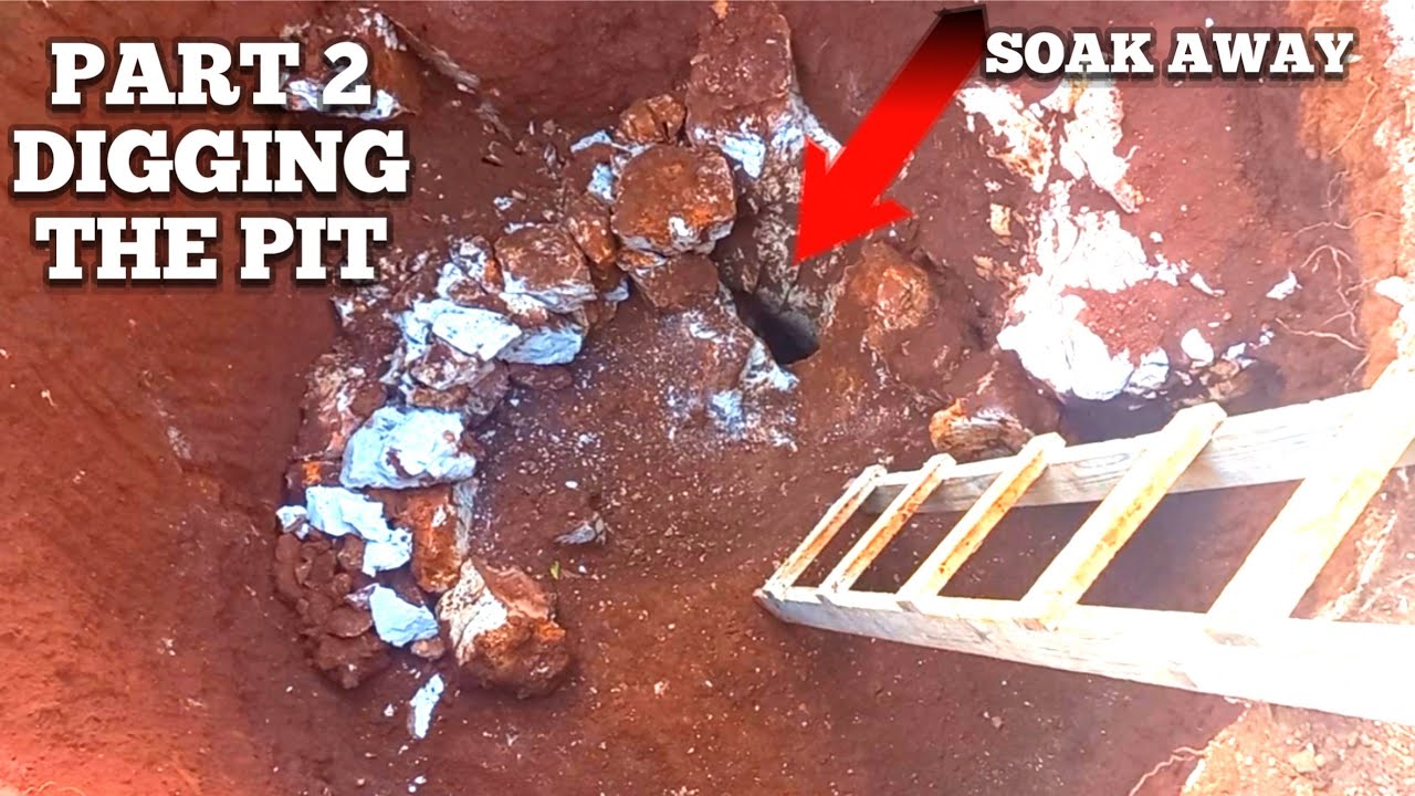 Part 2 Of Digging The Pit Building a House In Jamaica - YouTube