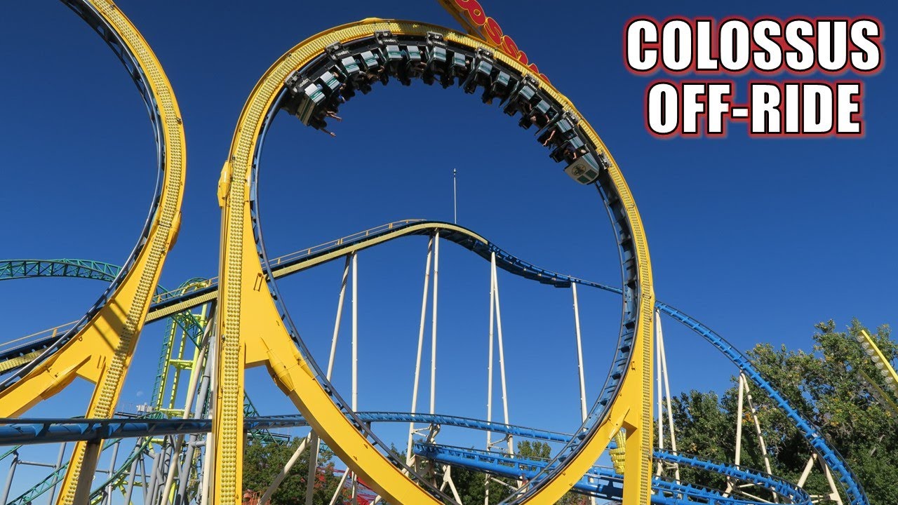 Colossus the Fire Dragon Off-Ride, Lagoon Schwarzkopf Double Looping ...