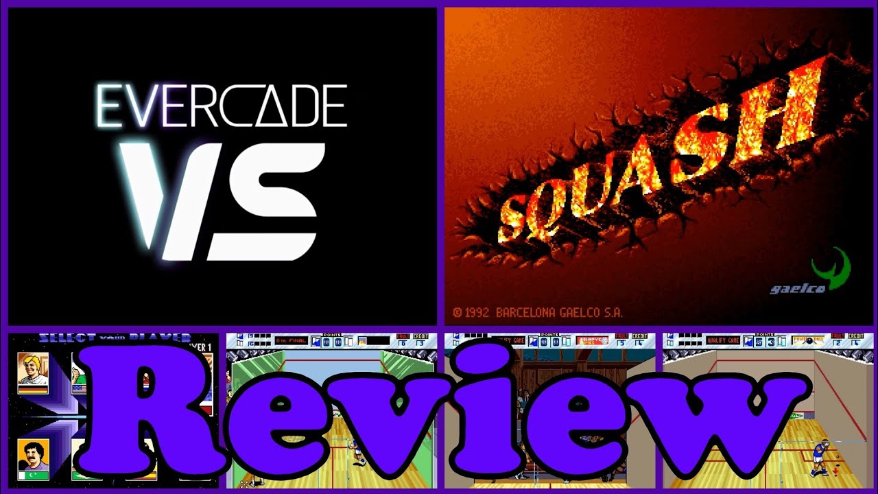 Squash Review (Evercade Arcade 6: Gaelco Arcade 2) - YouTube