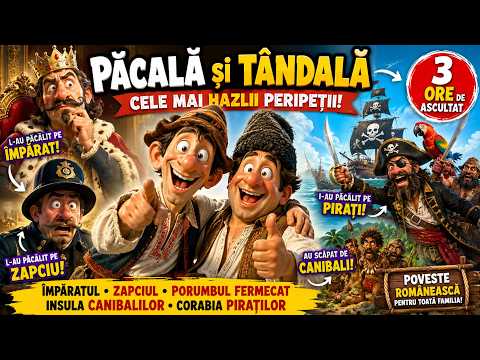 Păcală și Tândală | Cele Mai Hazlii Peripeții | COLAJ | 3 ORE