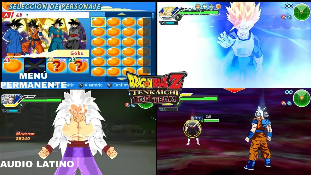 Nueva SUPER ISO-con Menu PERMANENTE-DBZ TTT-LATINO+Menu HD+Nuevas ...