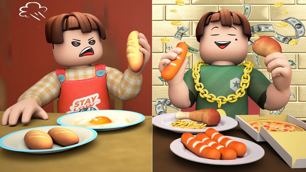 ROBLOX Brookhaven 🏡RP: POOR Life vs RICH Life: Who's Happier? - FUNNY ...