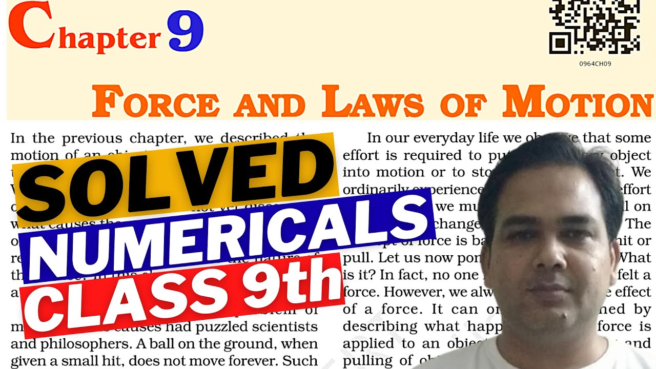Force and Laws of Motion Class 9 Numericals - YouTube