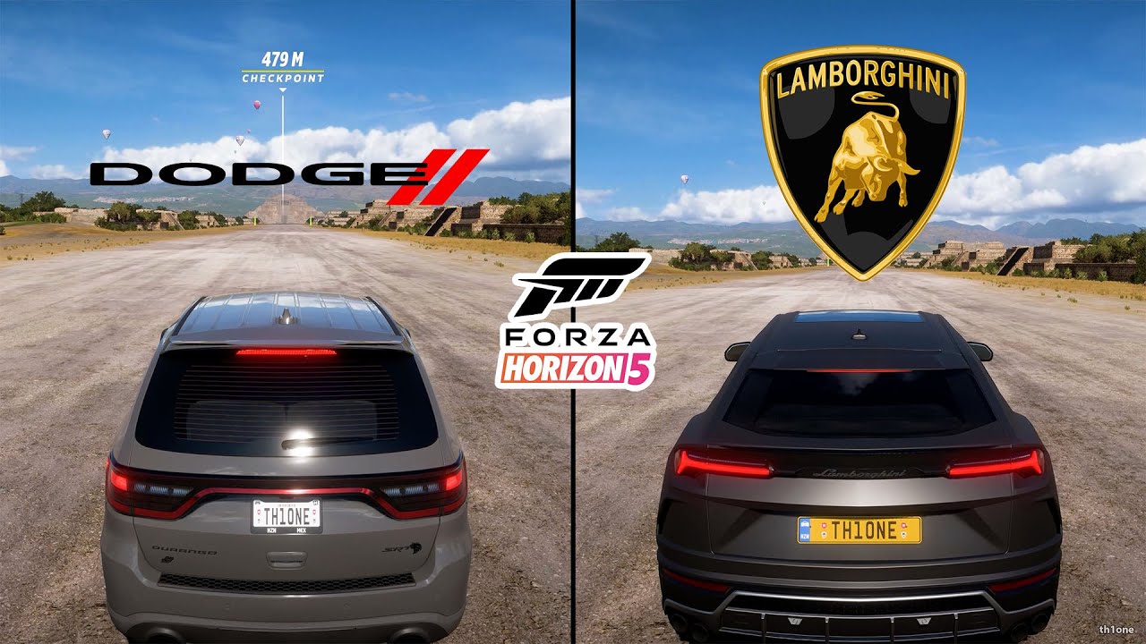 Forza Horizon 5 | Dodge Durango Hellcat 2021 vs. Lamborghini Urus 2019 ...