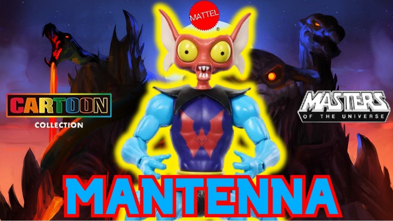 💥👀 UNBOXING: MANTENNA Cartoon Collection Mattel Masters of the Universe ...
