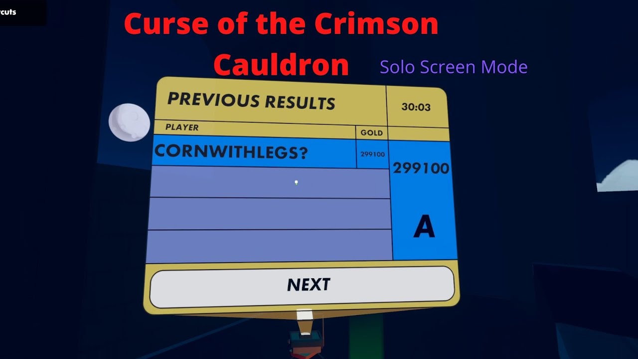 Crimson Cauldron Solo Screen Mode - Rec Room - YouTube