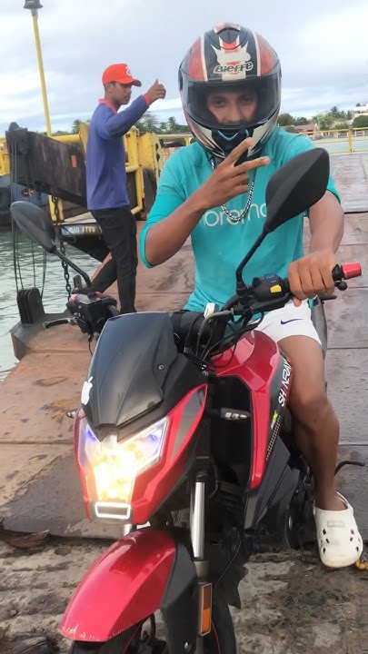 Atravessei o mar com uma balsareis com minha jeff 200 - YouTube