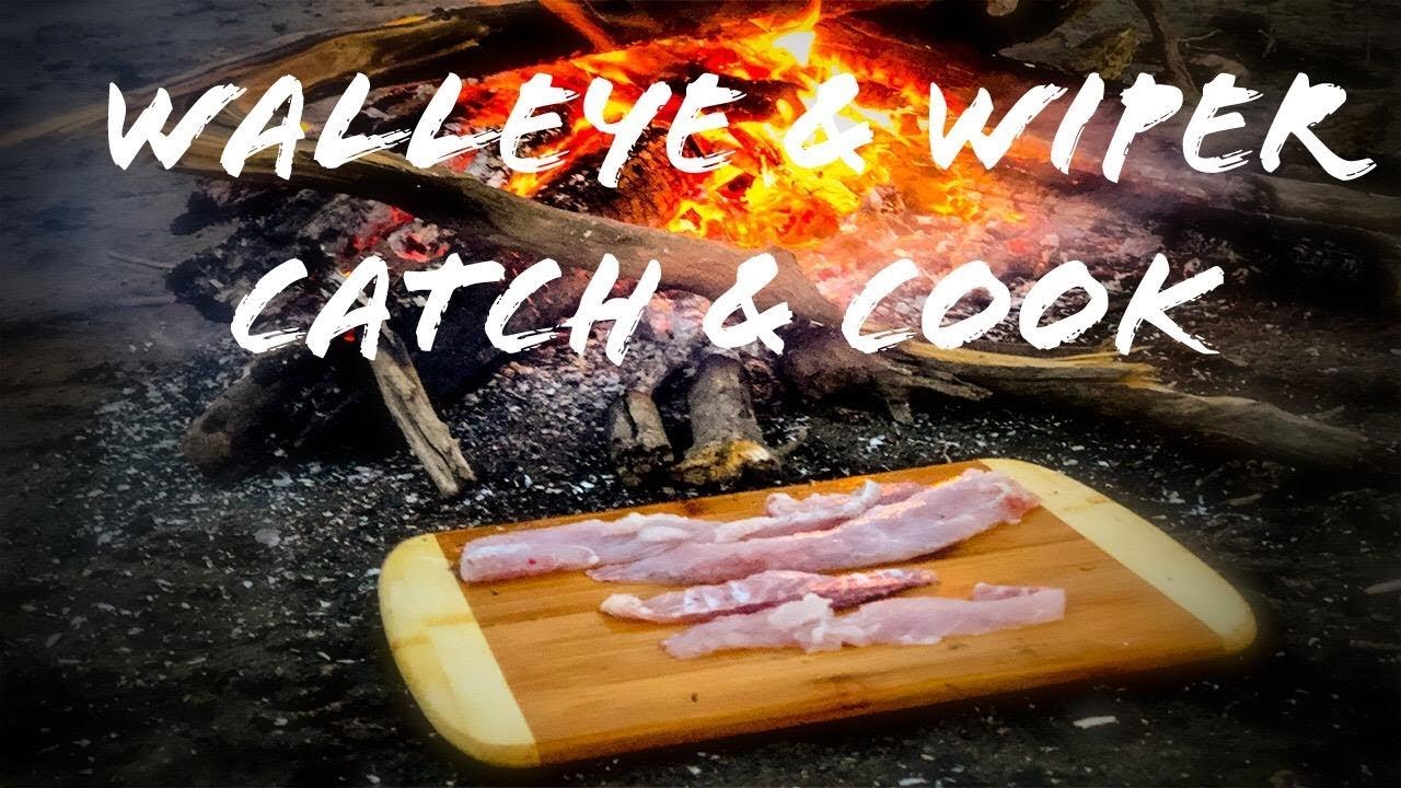 Wiper and Walleye Catch & Cook - YouTube