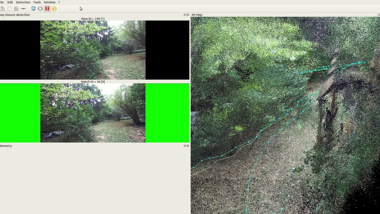 RTAB-Map with Zed2 stereo camera (localizing different image sequence ...