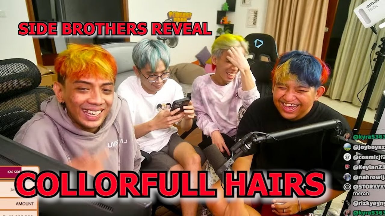 MOMEN NGAKAK REVEAL RAMBUT SIDE BROTHERS SEASON 3 BAKAL COLLORFULL ...