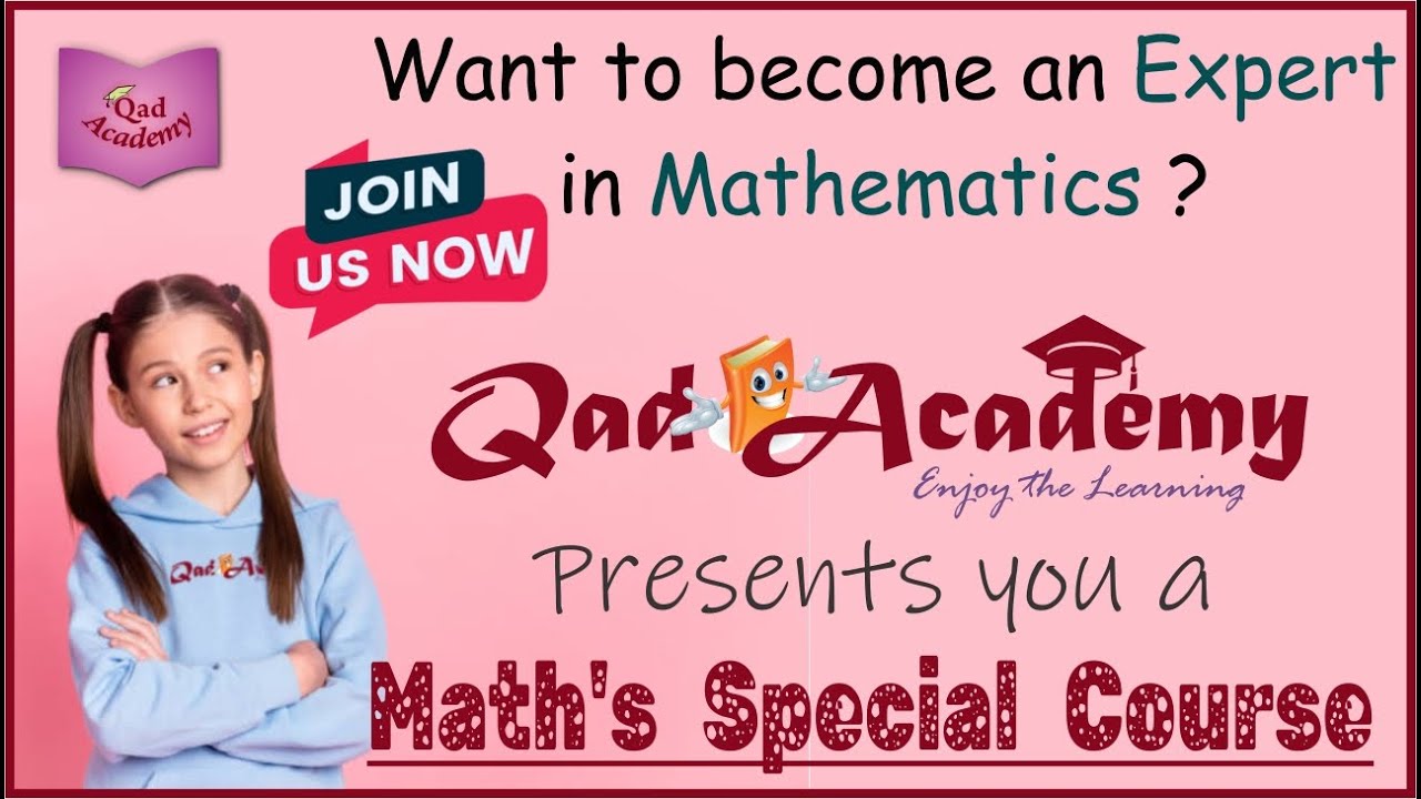 Learn with our experts through Online Classes and become a Math's ...