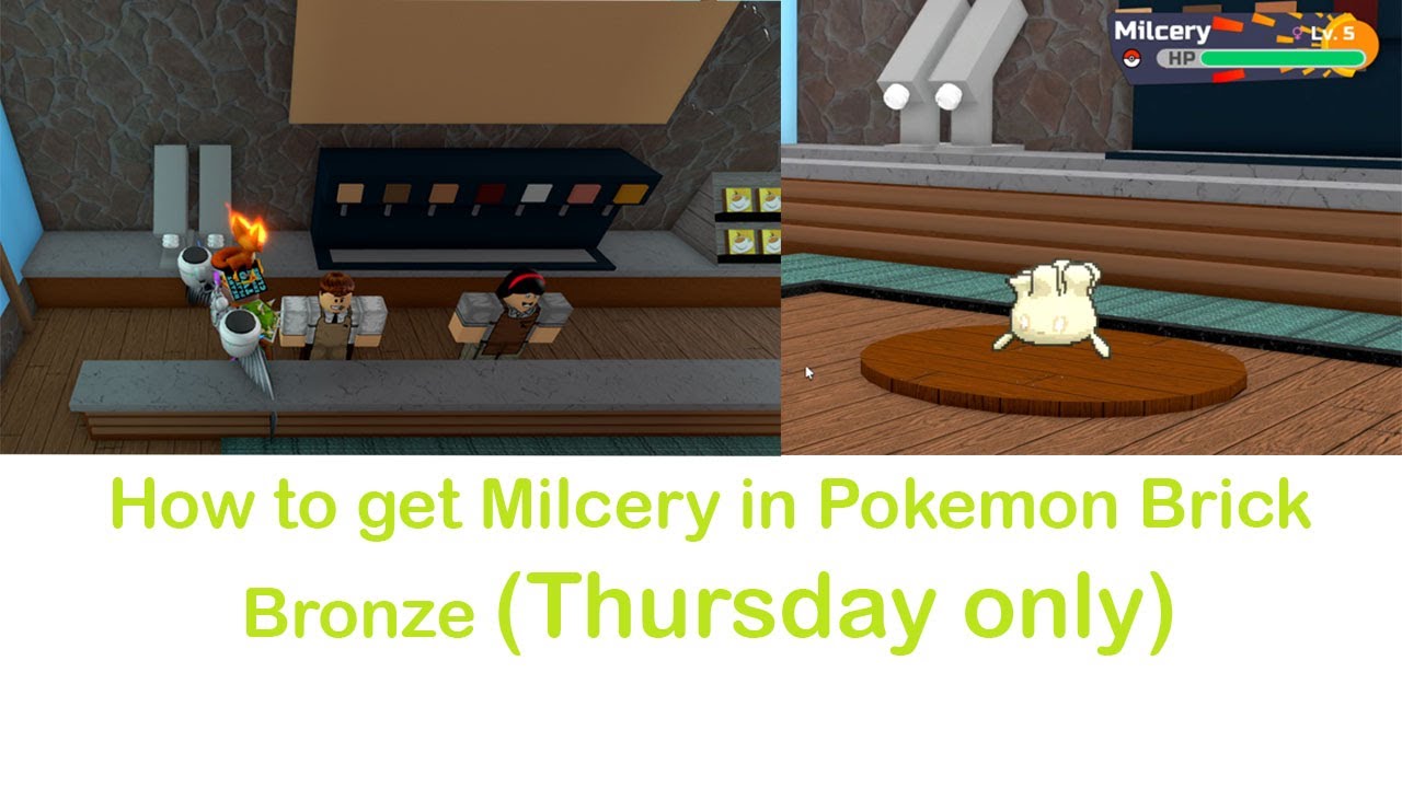 How to get Milcery in Pokemon Brick Bronze - YouTube