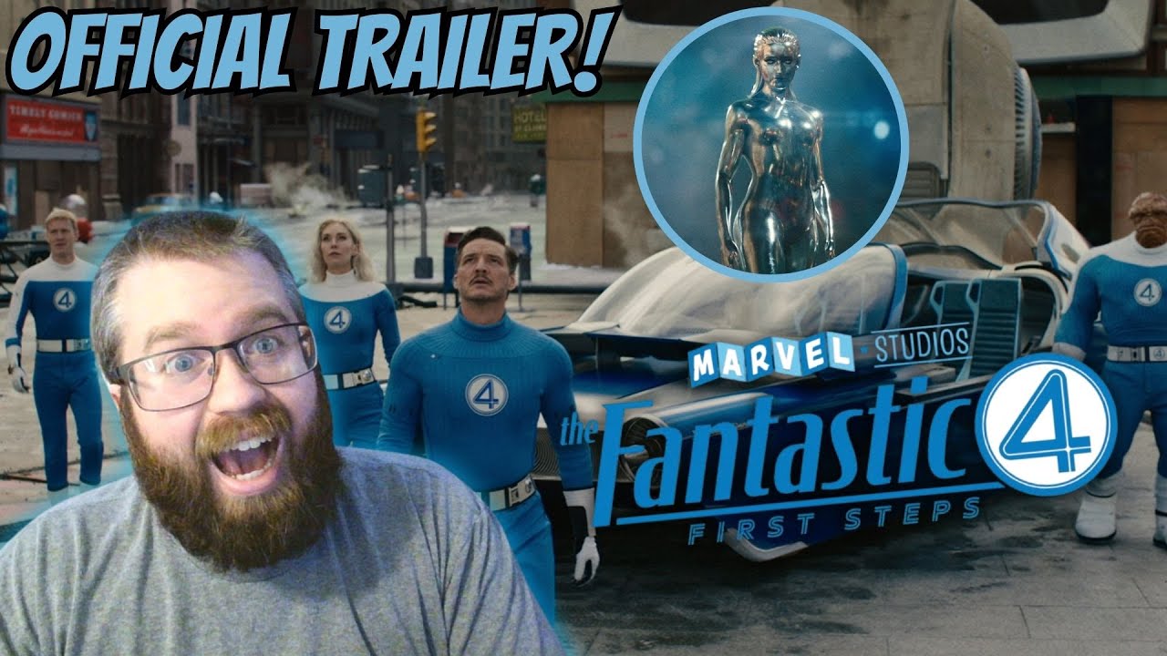 The Fantastic Four: First Steps | Official Trailer REACTION!!! - YouTube