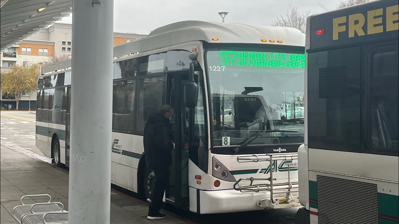 AC Transit 2009 Van Hool A300L 1227 on route 97 - YouTube