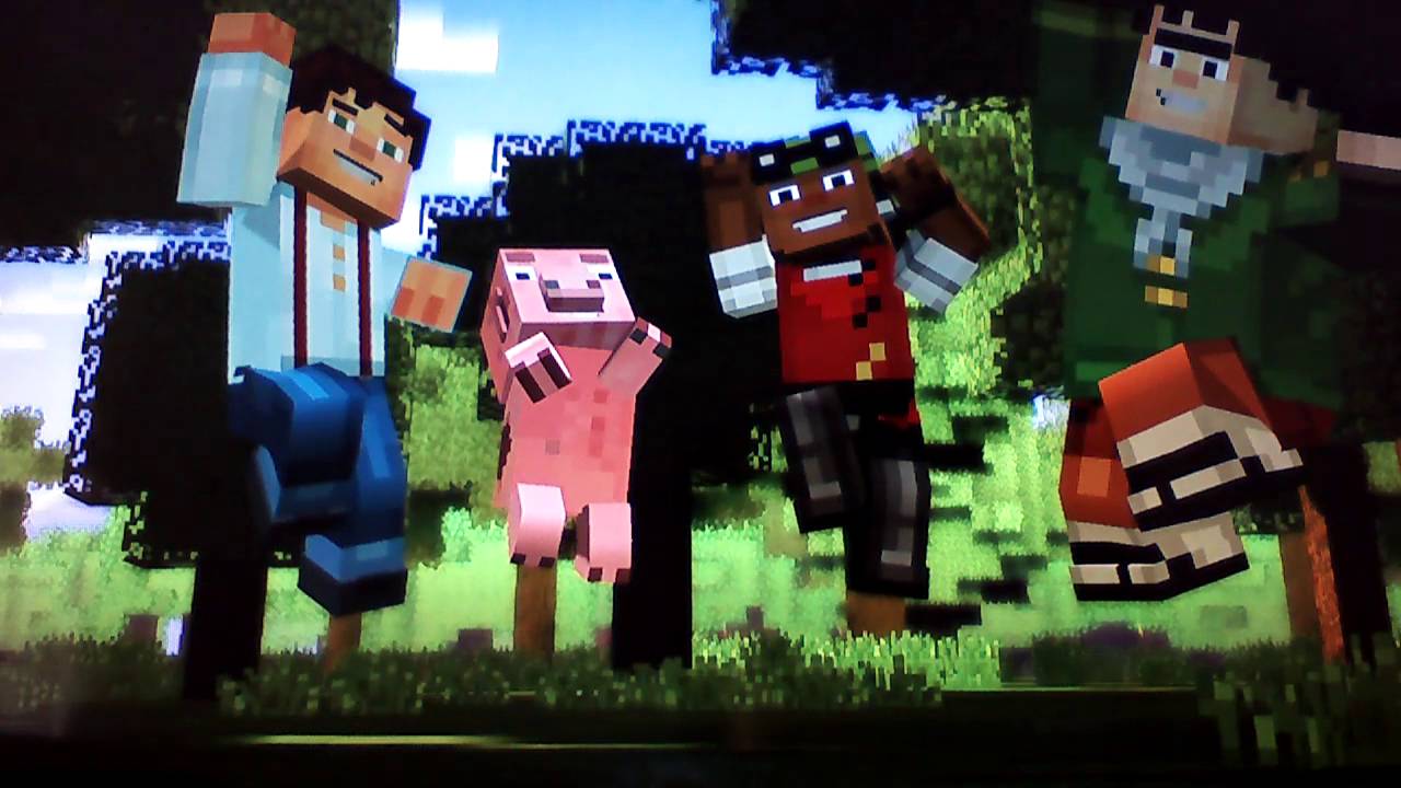 Minecraft story mode ep:1 | Rubin's on fire!!!!!! - YouTube