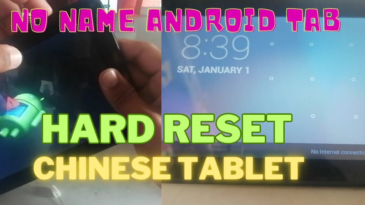 No Name Android Tab 10" Factory Reset | Chinese Tablet Hard Reset ...