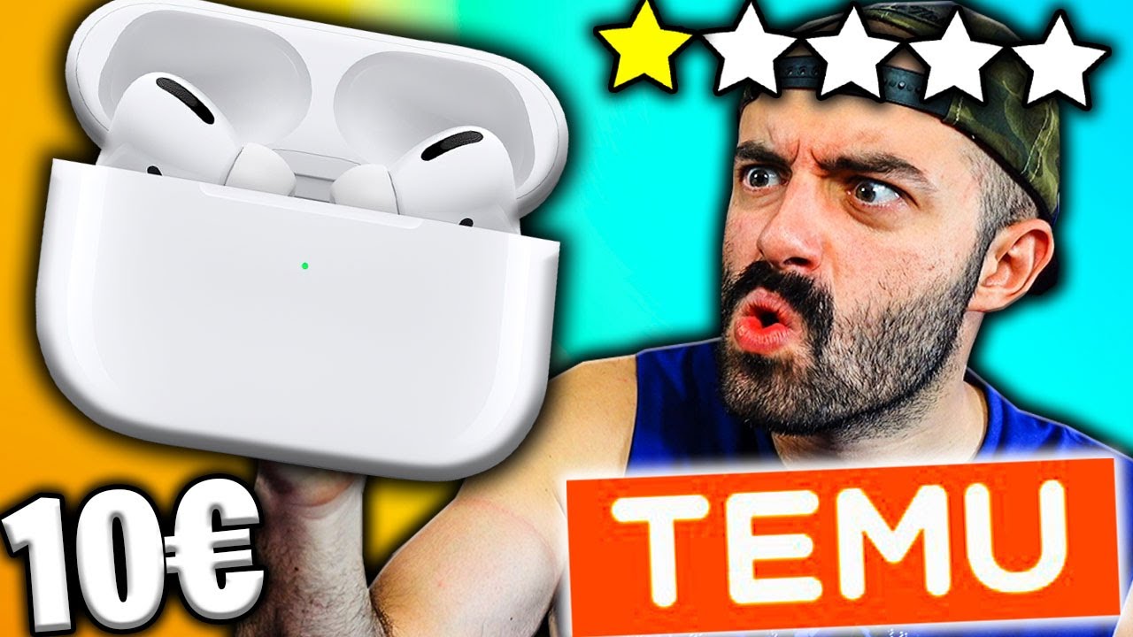 LE AIRPODS di TEMU da 10€ *Funzionano?* 📦 UNBOXING & TEST(Aliexpress ...