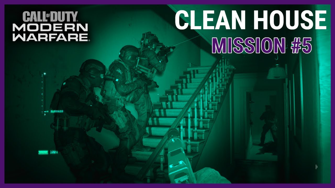 CALL OF DUTY: MODERN WARFARE - CLEAN HOUSE - WALKTHROUGH PART - 5 - YouTube