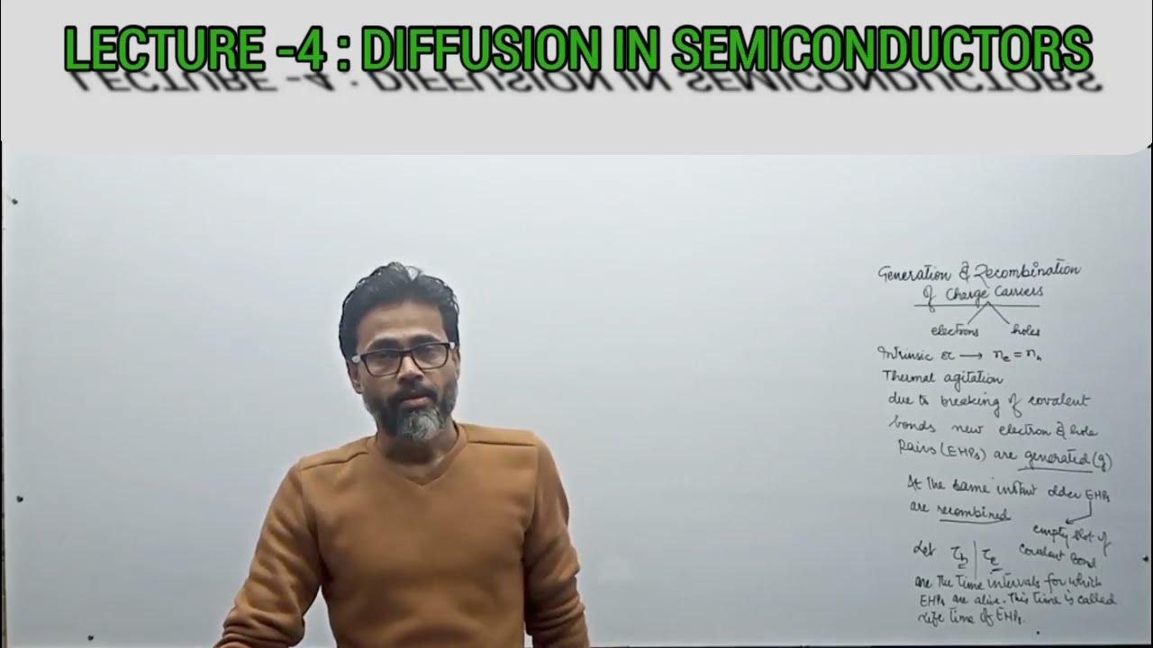 GENERATION & RECOMBINATION OF CHARGES and DIFFUSION IN SEMICONDUCTORS ...