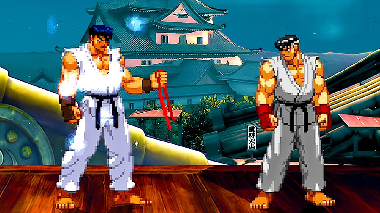 Ryu Ice vs. Master Ryu - Unleashing Frozen Fury! - YouTube