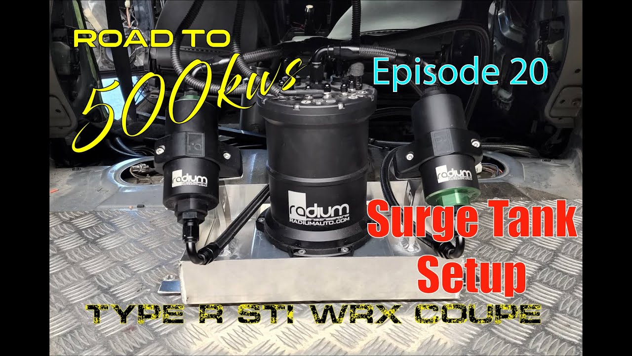 WRX STI Radium Multi Pump Fuel Surge Setup - YouTube