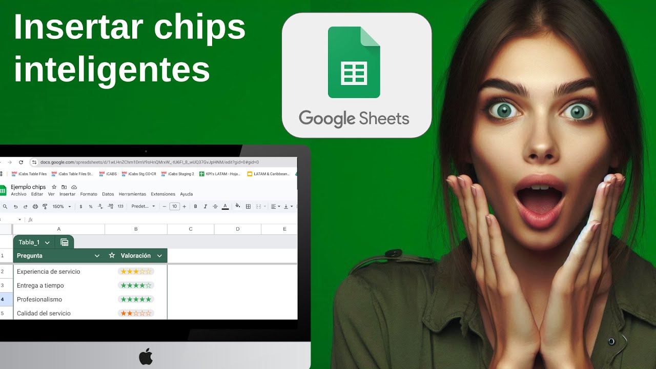 Descubre los chips inteligentes de Google Sheets - YouTube